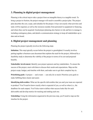 Digital project management | PDF