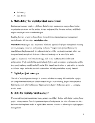 Digital project management | PDF