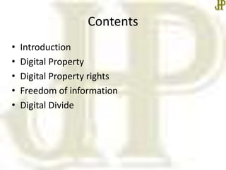 Digital property rights | PPTX