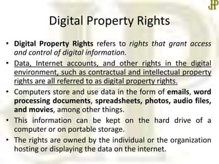 Digital property rights | PPTX