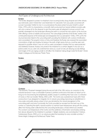 Underground designing of an Urban Space | PDF