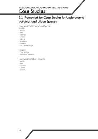 Underground designing of an Urban Space | PDF
