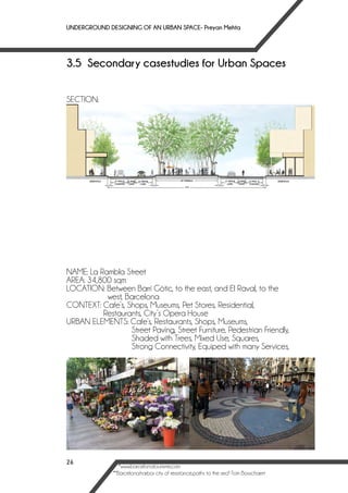 Underground designing of an Urban Space | PDF