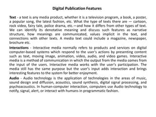 Digital publication powerpoint | PPTX