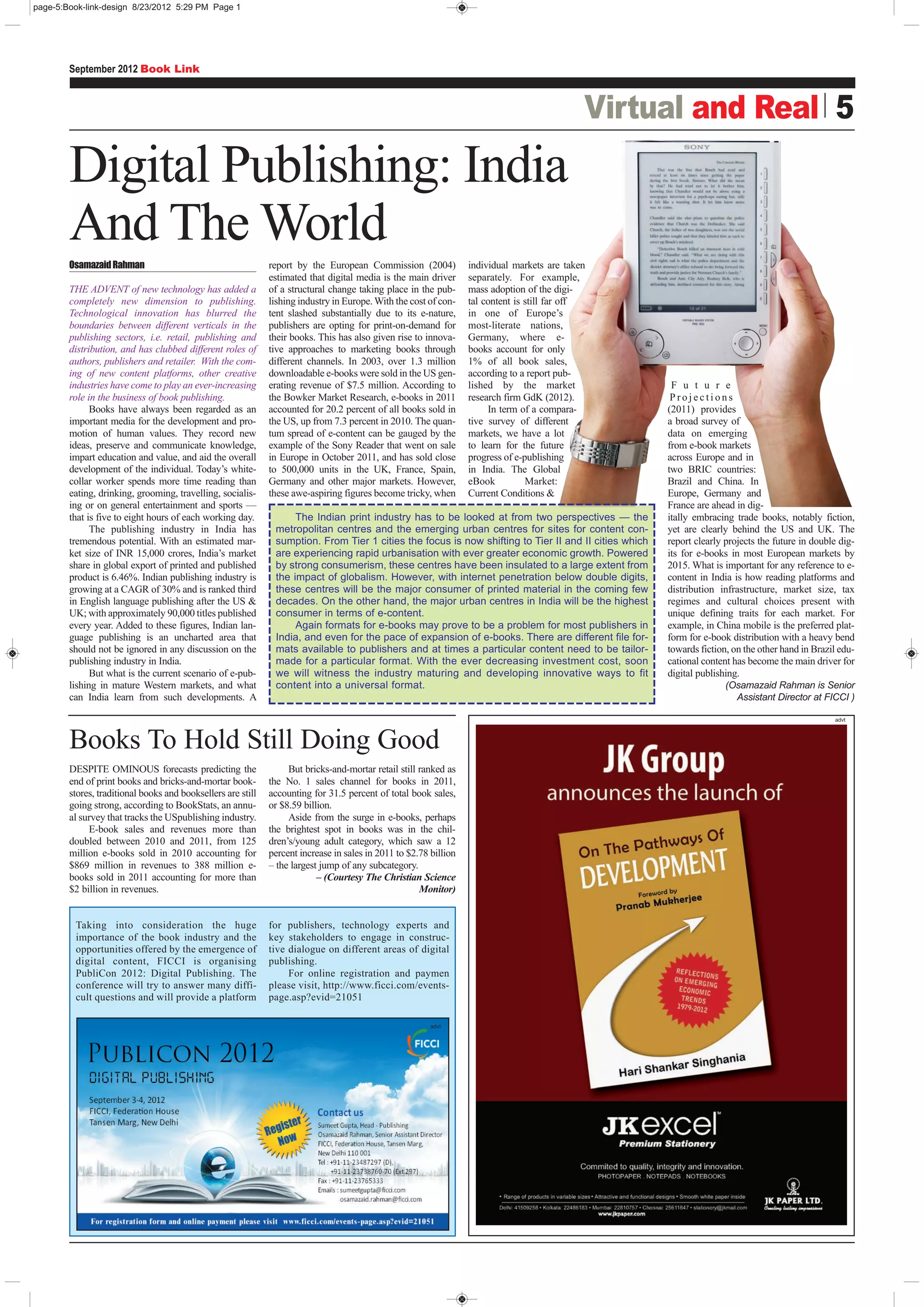 Digital publishing in India | PDF