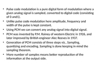 digital communication and Digital pulse Modulation.pptx