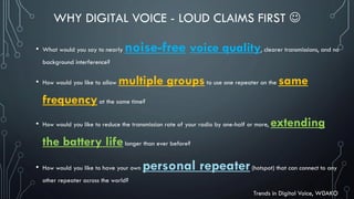 Digital Radio for Voice Communications | PDF
