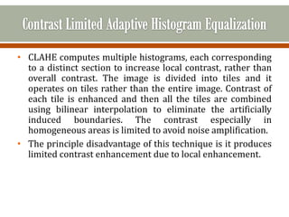Digital radiographic image enhancement for improved visualization | PPT
