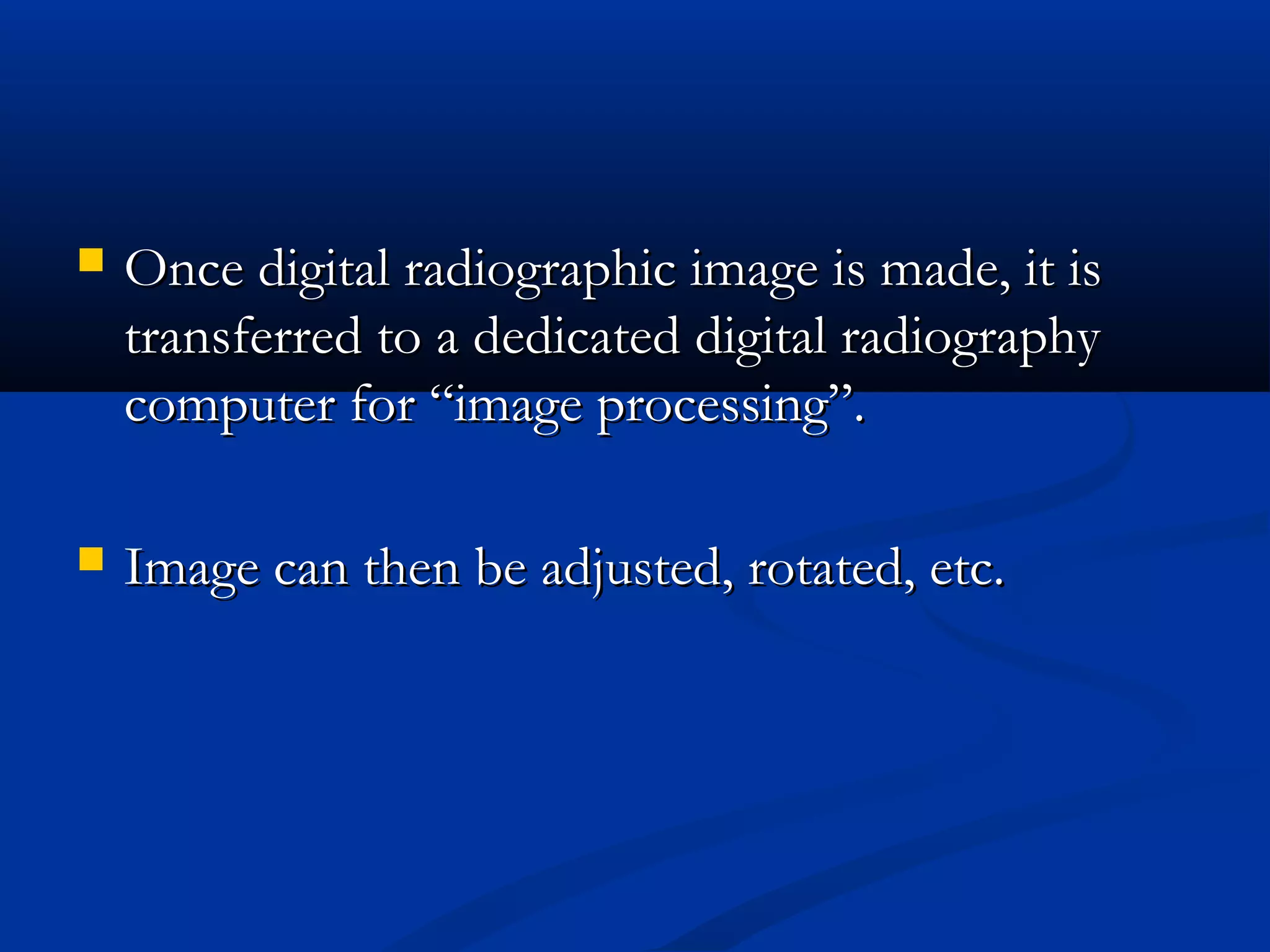 Digital Radiography | PPT