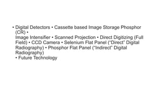 NDT - Digital radiography for the future in Industry | PPTX