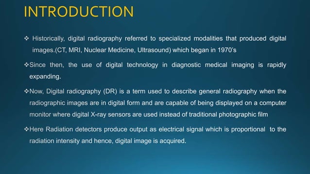 Digital Radiography | PPT