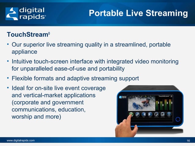 Digital rapids overview_2012 | PPT