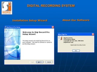 DIGITAL RECORDING SOFTWARE | PPT