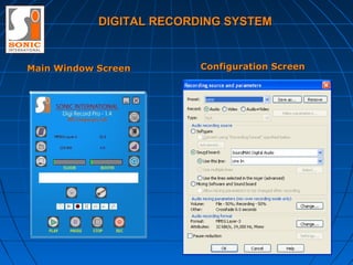 Digital recording final | PPT