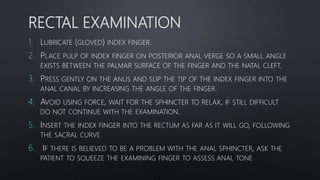 Digital rectal examination.pptx @ | PPTX