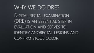 Digital rectal examination.pptx @ | PPTX