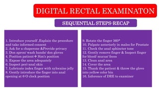 Digital rectal examination/Skill lab/ OSCE | PPTX