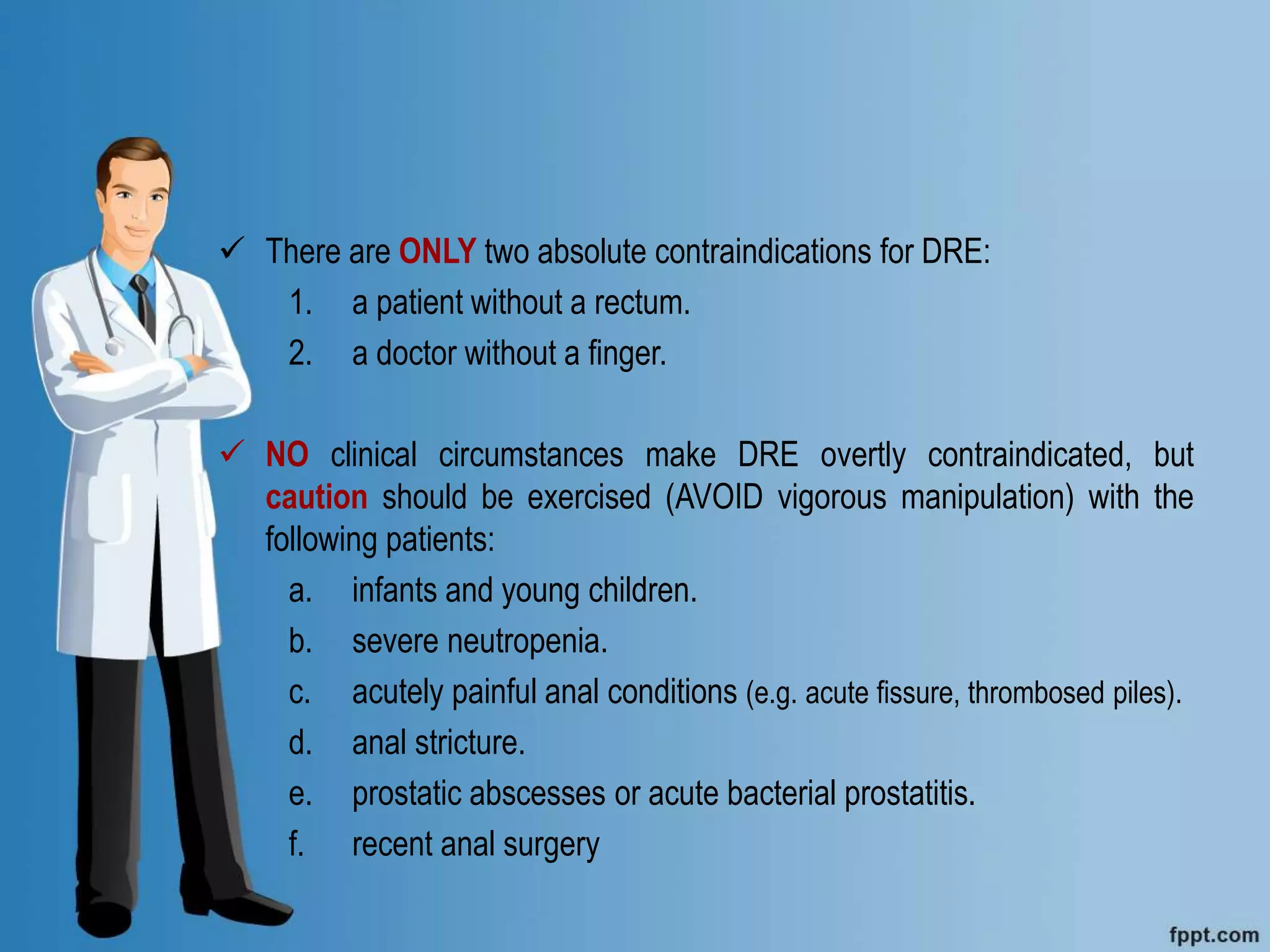 Digital Rectal Examination for Surgical Trainees | PPT