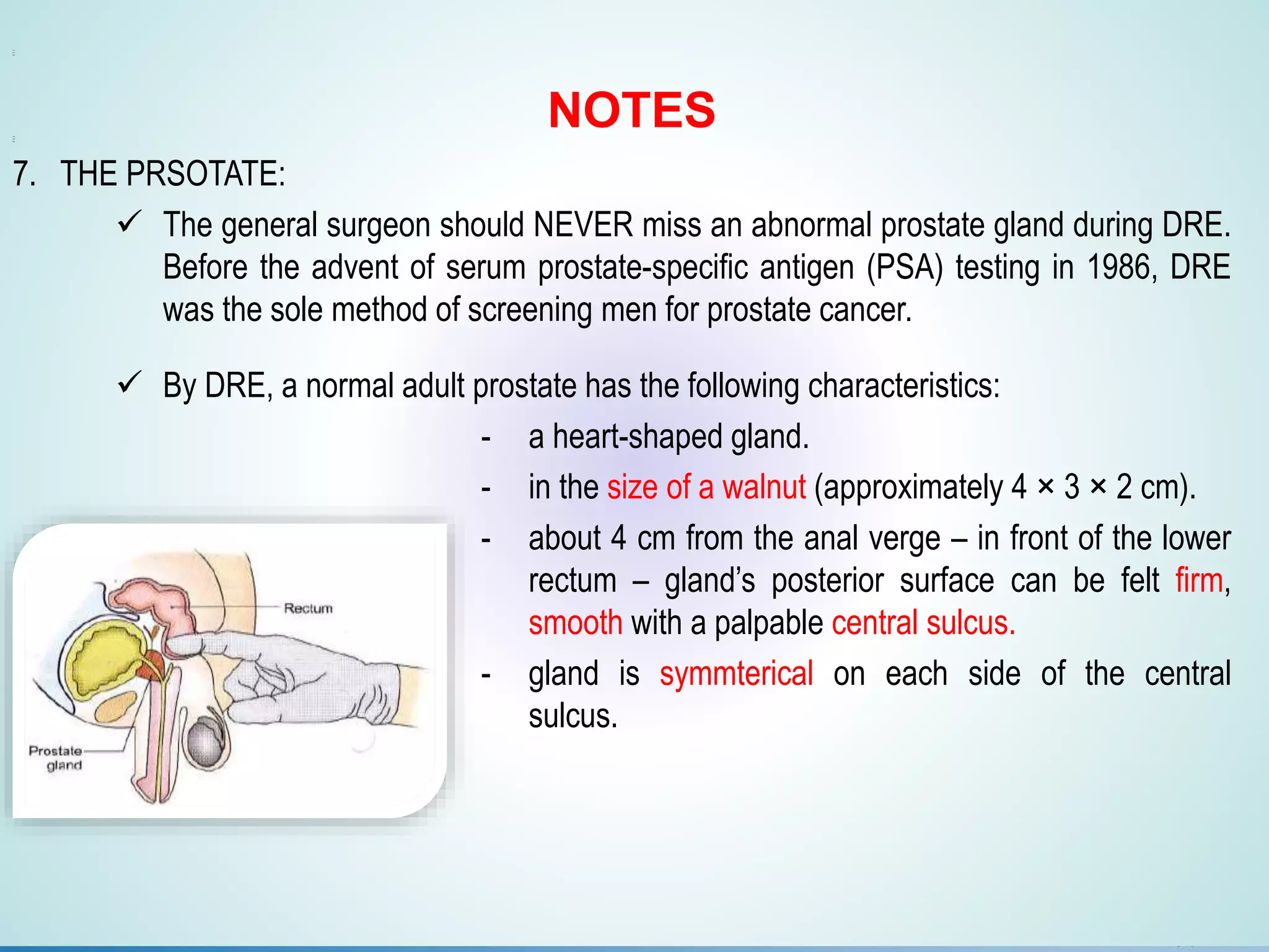 Digital Rectal Examination for Surgical Trainees | PPT