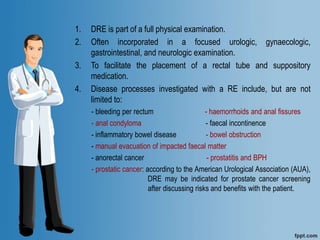 Digital Rectal Examination for Surgical Trainees | PPT