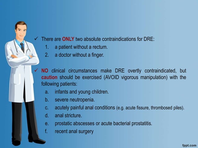 Digital Rectal Examination for Surgical Trainees | PPT