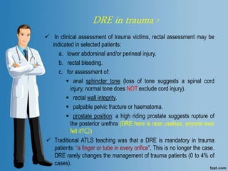 Pediatric Rectal Exam