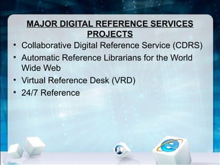 Digital reference service | PPT