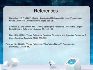 Digital reference service | PPT