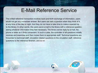 Digital reference service | PPT