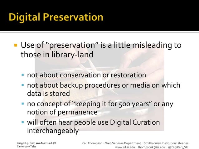 Digital Reformatting For Preservation Ppt