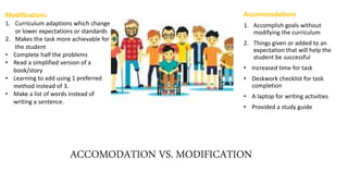 Mainstreaming Students with Disabilities: A Teacher's Guide | PPTX