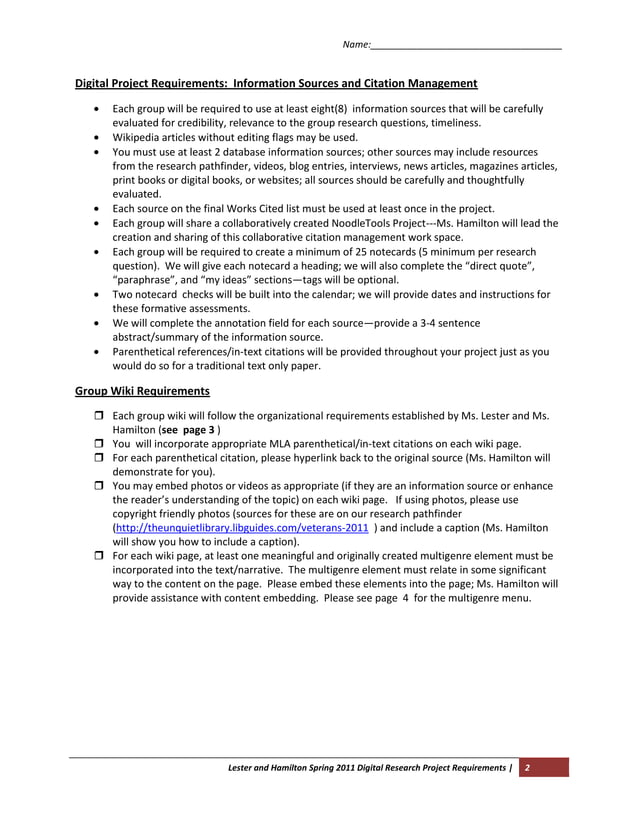 Digital Research Project Media 21, Spring 2011 | PDF