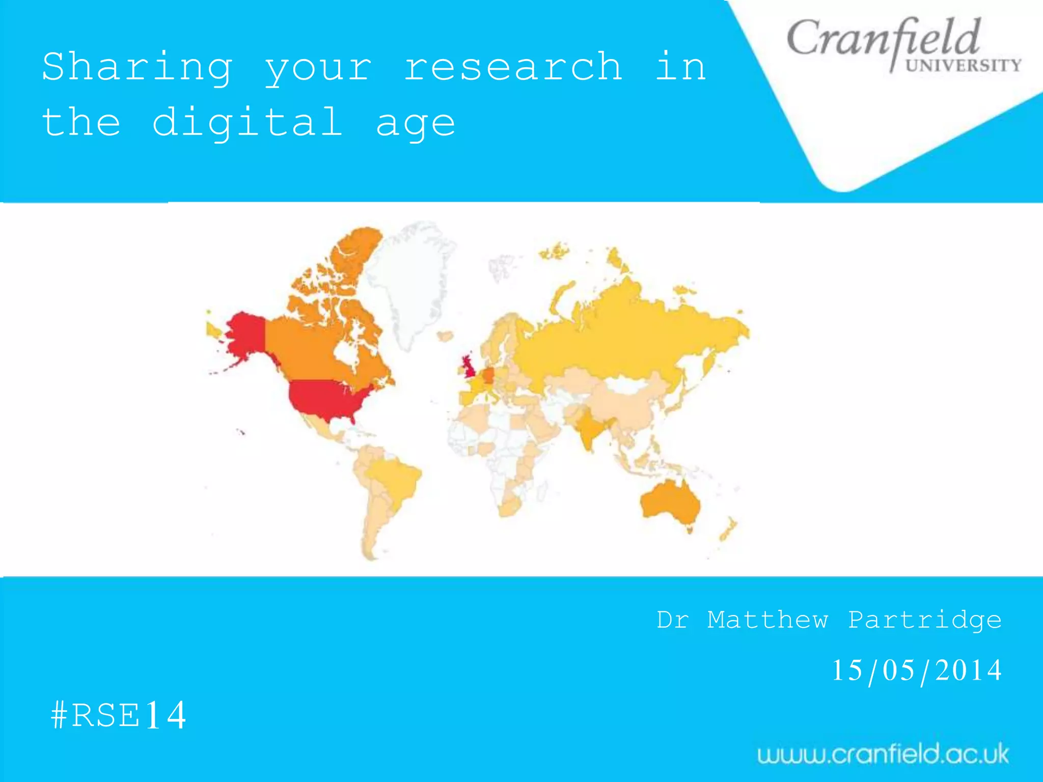 Sharing your research in a digital age | PPT