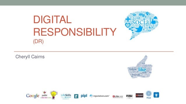 Digital responsibility: putting it in context. Making digital respons…