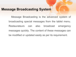 Digital Restaurant Menu | PPT