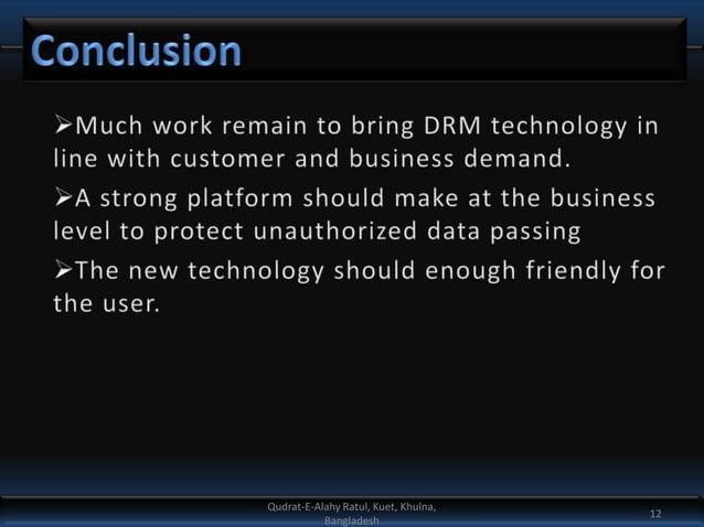 Digital Right Management | PPTX