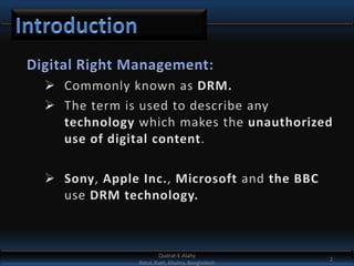 Digital Right Management | PPTX
