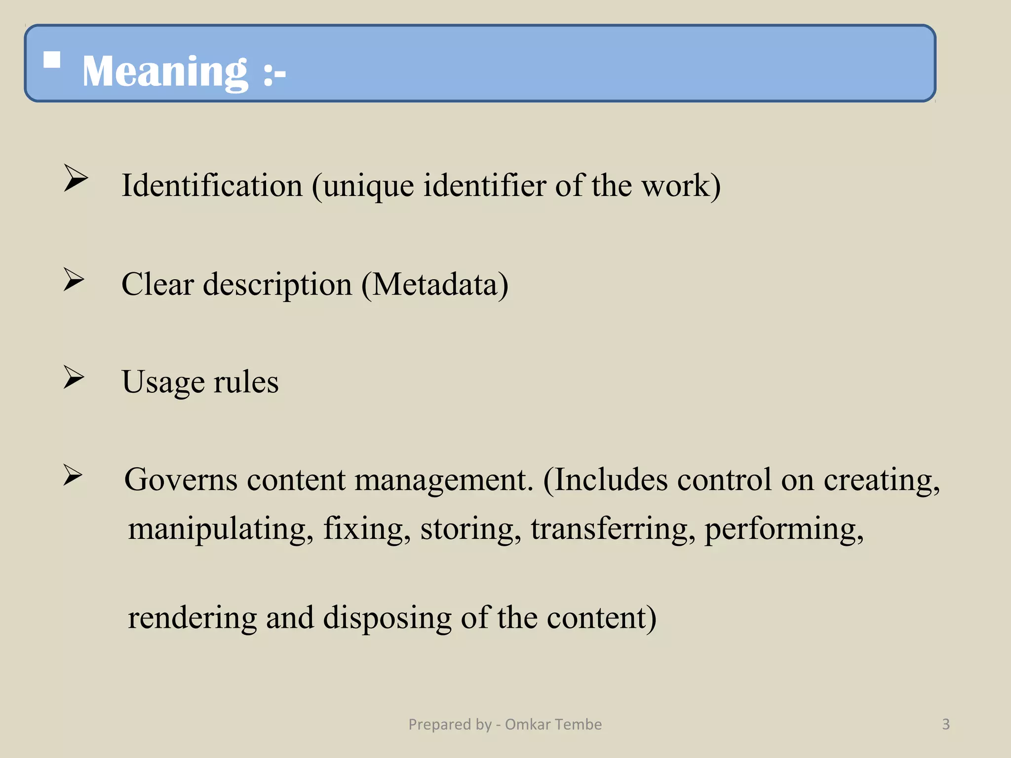 Digital Right Management | PPT
