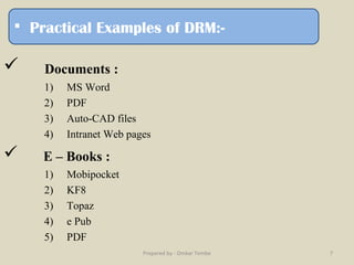 Digital Right Management | PPT