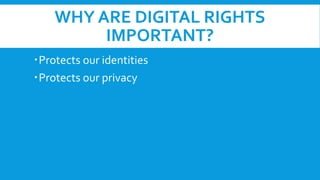 Digital rights and responsibilities ppt | PPTX