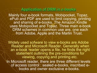 Digital rights management an essential feature in the digital era | PPT