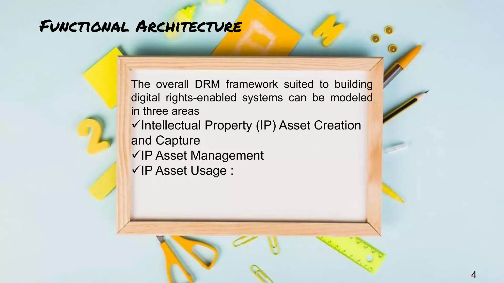 Digital Rights Management Architecture | PPT