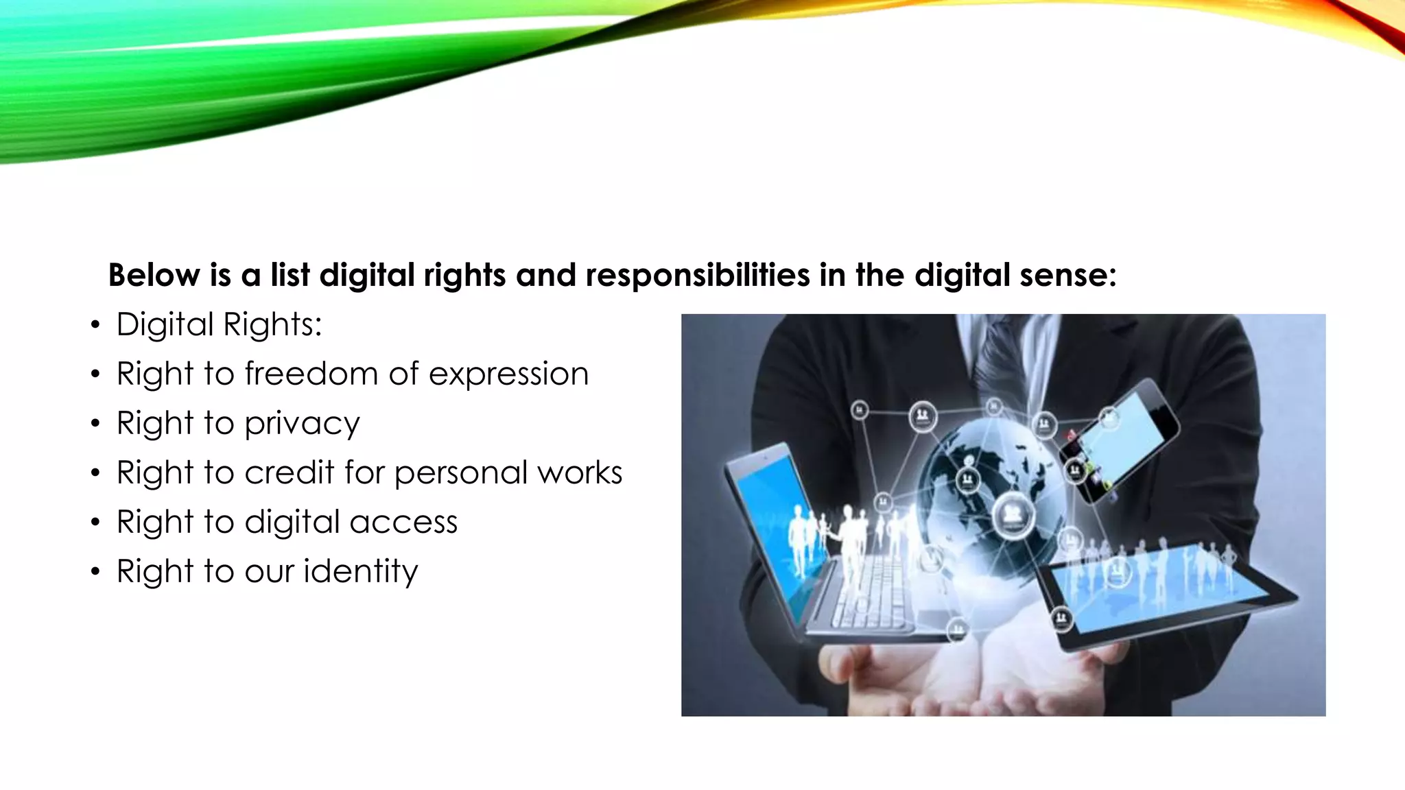 Digital rights & responsibilities | PPTX