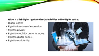 Digital rights & responsibilities | PPTX