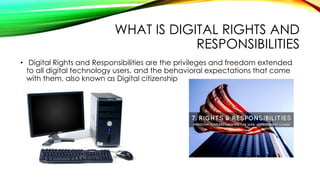 Digital rights & responsibilities | PPTX