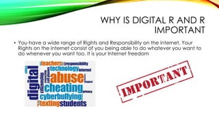 Digital rights & responsibilities | PPTX