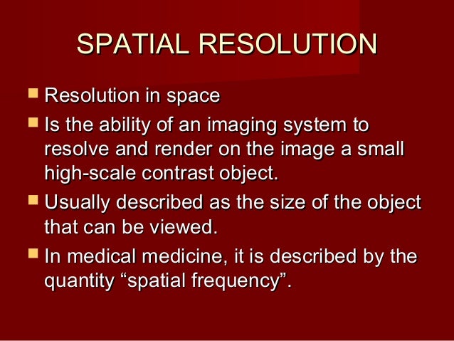 The Digital Radiographic Image