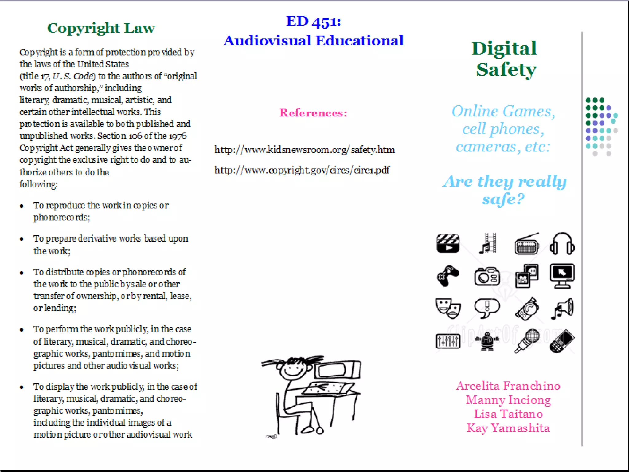 Digital Safety Pamphlet | PPT