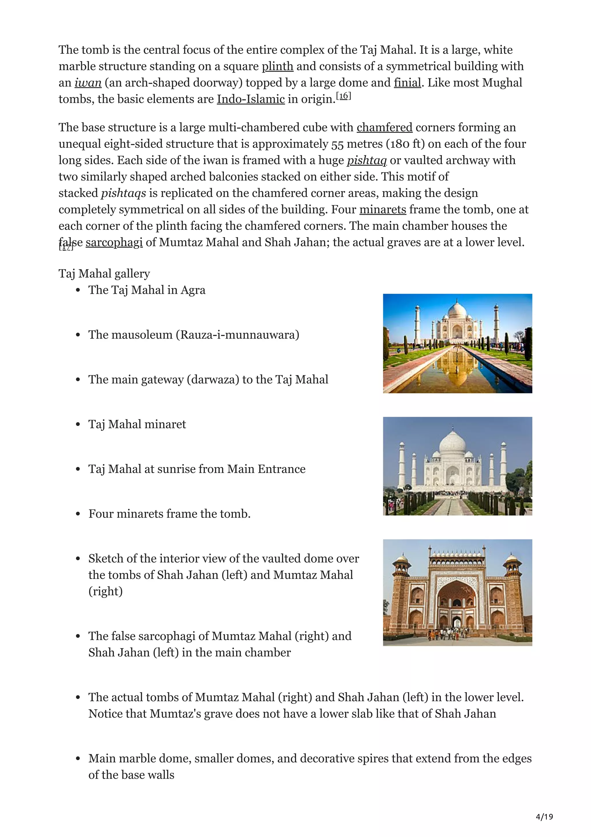 Taj mahal | PDF