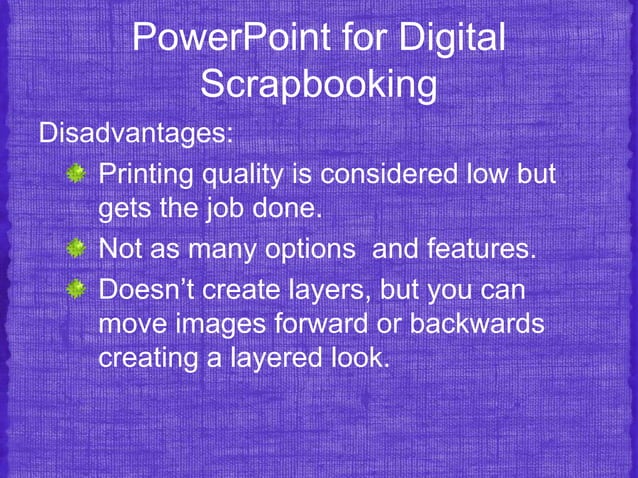 Digital Scrapbooking in the Classroom | PPTX